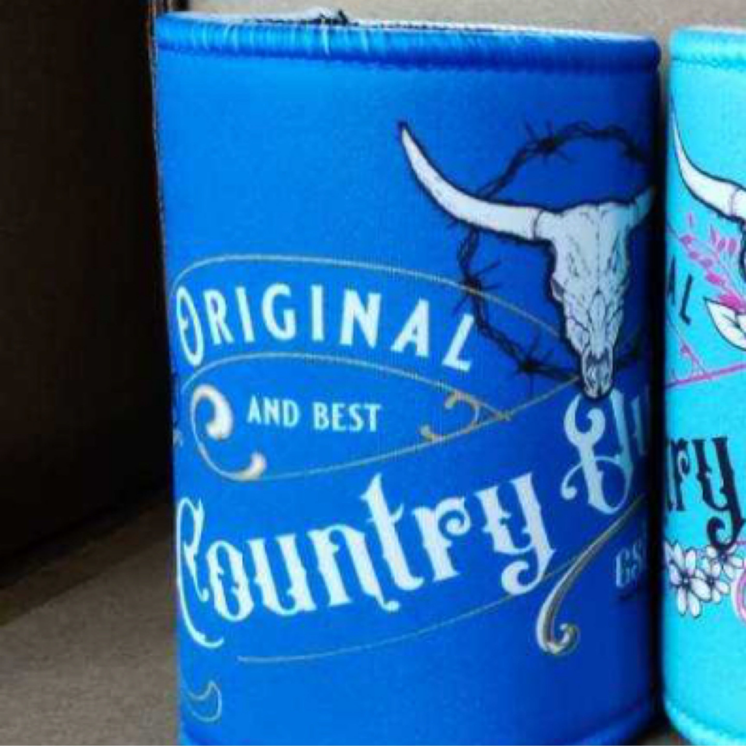 Blue cooler | Country outlaws