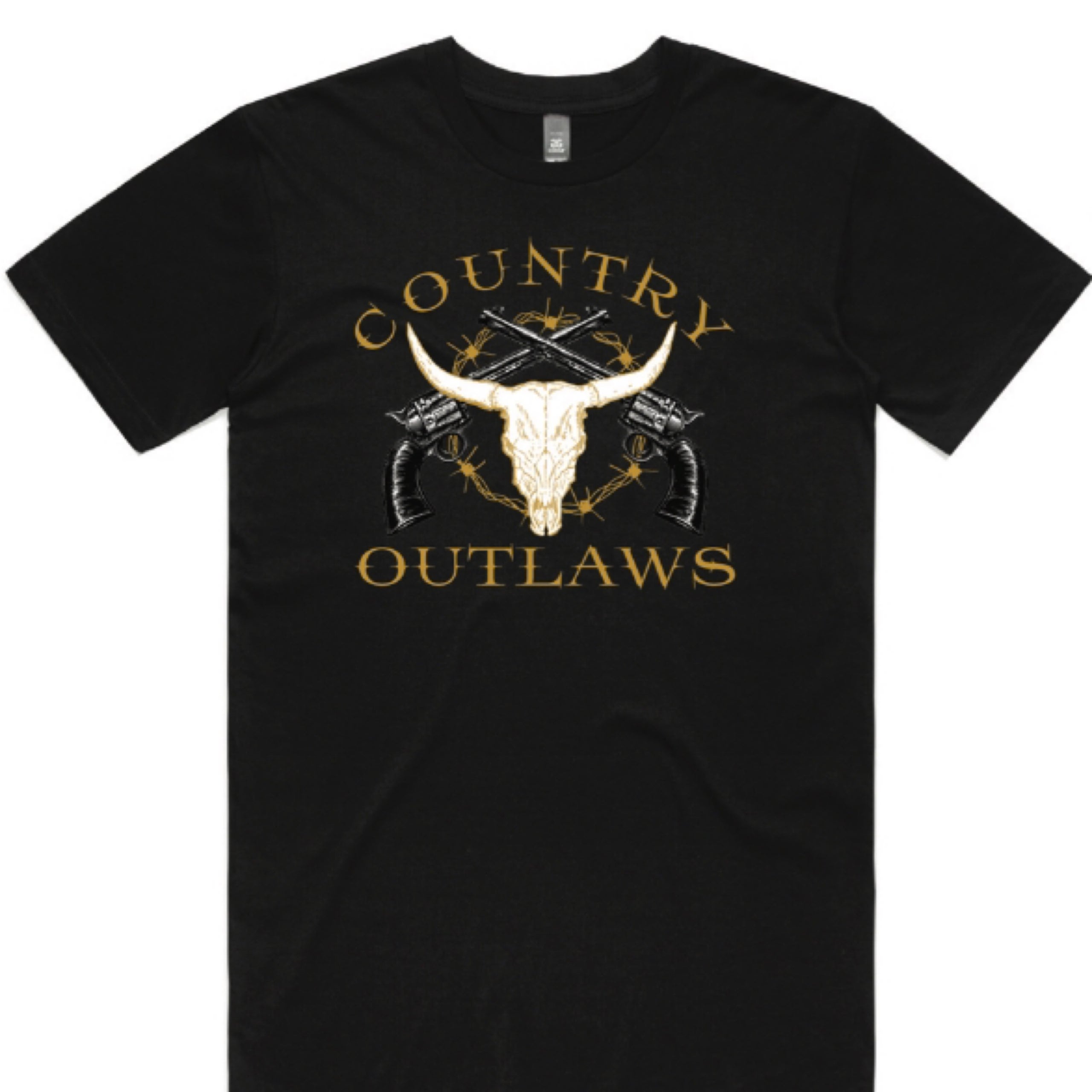 Men’s country outlaws logo shirt | Country outlaws